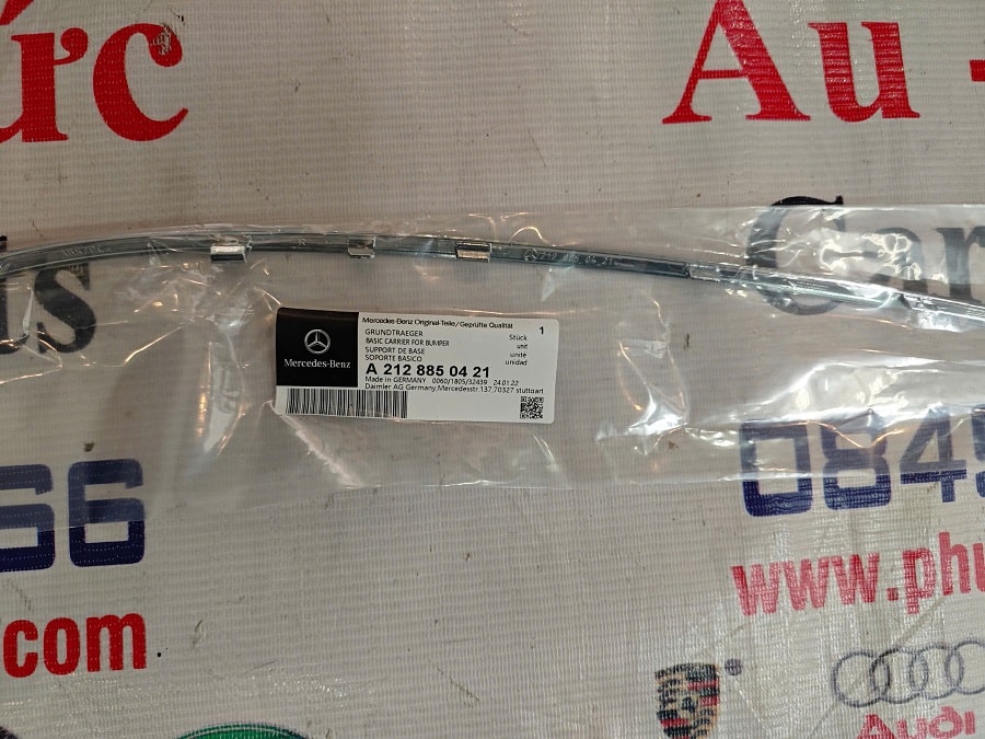 Nẹp inox cản trước xe Mercedes E250 - 2128850421 - Phụ tùng ô tô Âu Đức